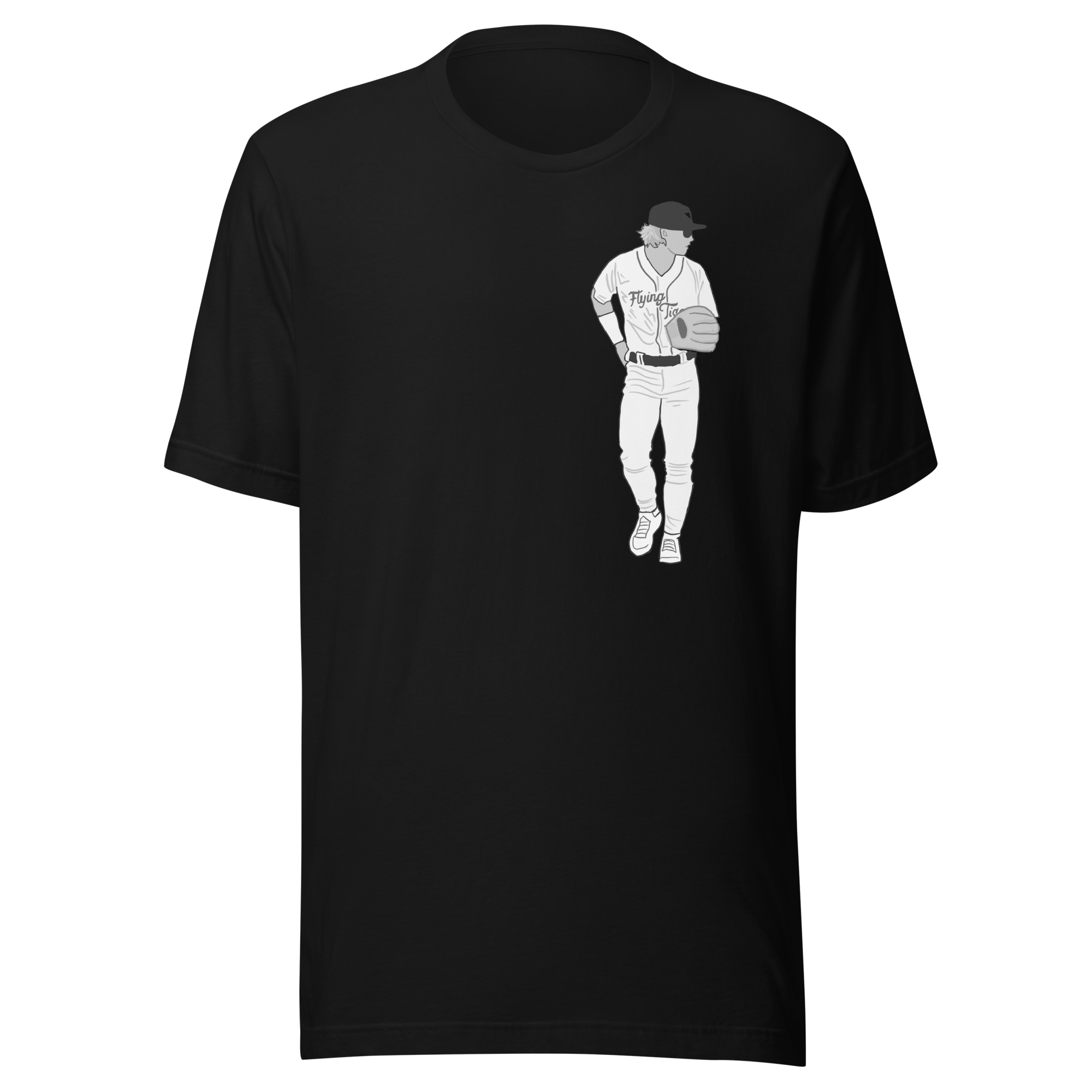 B&W Full Body T-Shirt – Black - Max Clark | More Than an Athlete